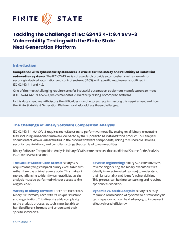 Tackling the Challenge of IEC 62443 Vulnerability Testing